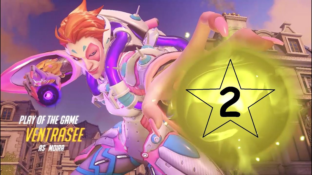 Overwatch: MOIRA - Moira as DPS - Gaming style #2 - Best 5 PLAY OF THE ...