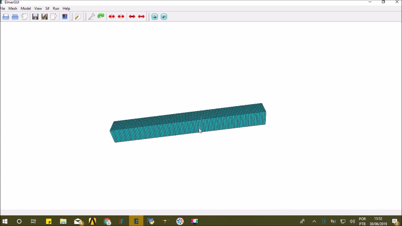 Static Structural Analysis with Salome Meca in Portuguese - YouTube