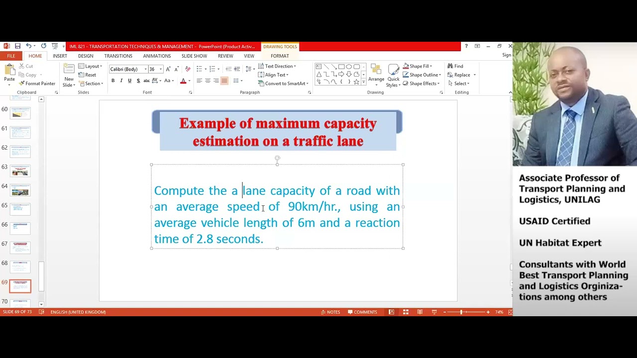 Transportation (ROAD CARRYING CAPACITY) - YouTube