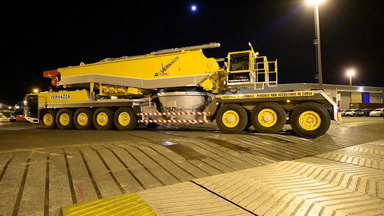 What will be the final destination for the powerful crane TC 2800 ...