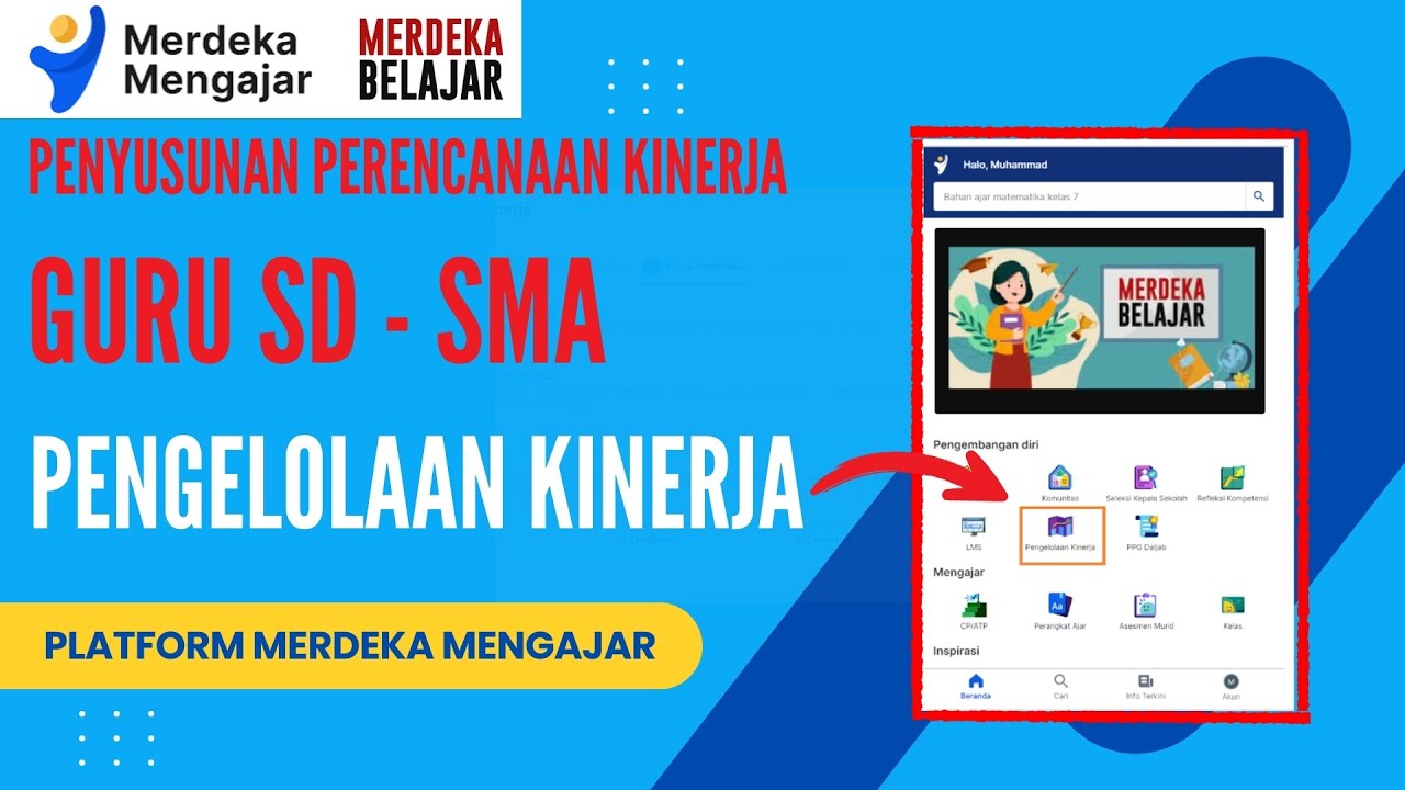 Penyusunan Perencanaan Kinerja untuk Guru dengan Jenjang SD - SMA - YouTube
