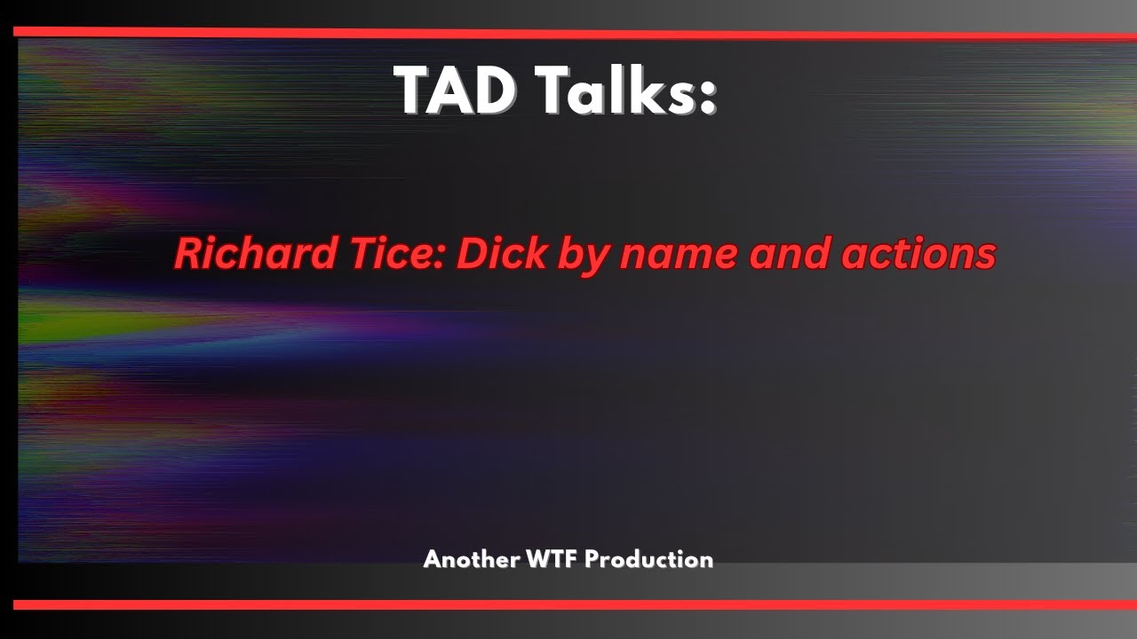 Richard Tice: Dick by name and actions - YouTube