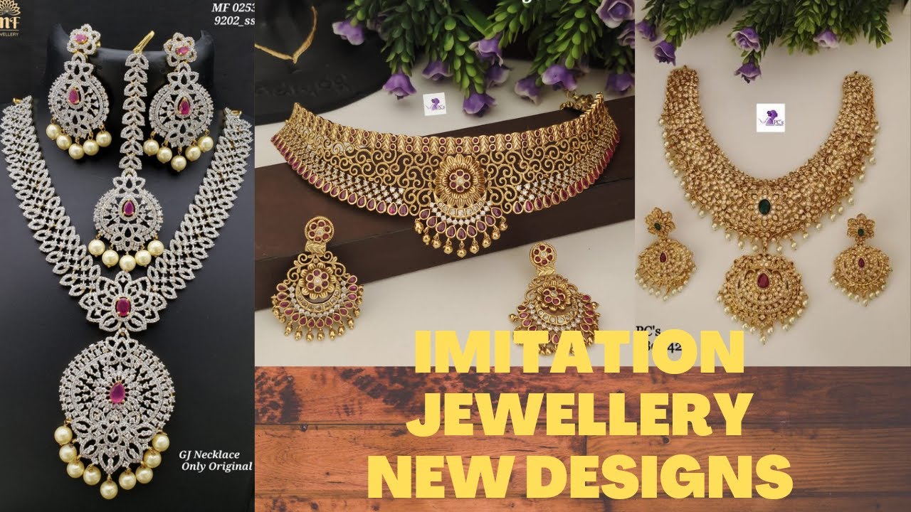 imitation jewellery new designs || new imitation jewellery designs ...
