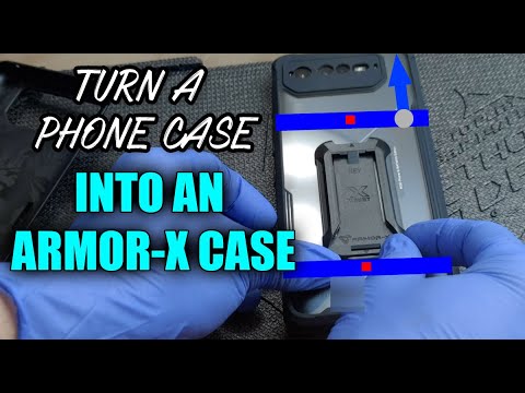 Armor-X Universal Mount Installation: Turn Your Own Phone Case Into An ...