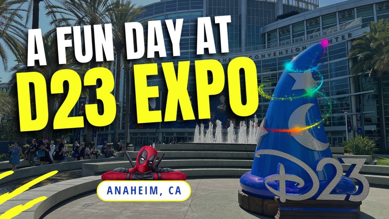 Fun Day at the D23 Expo! | Anaheim, CA | 2024 - YouTube