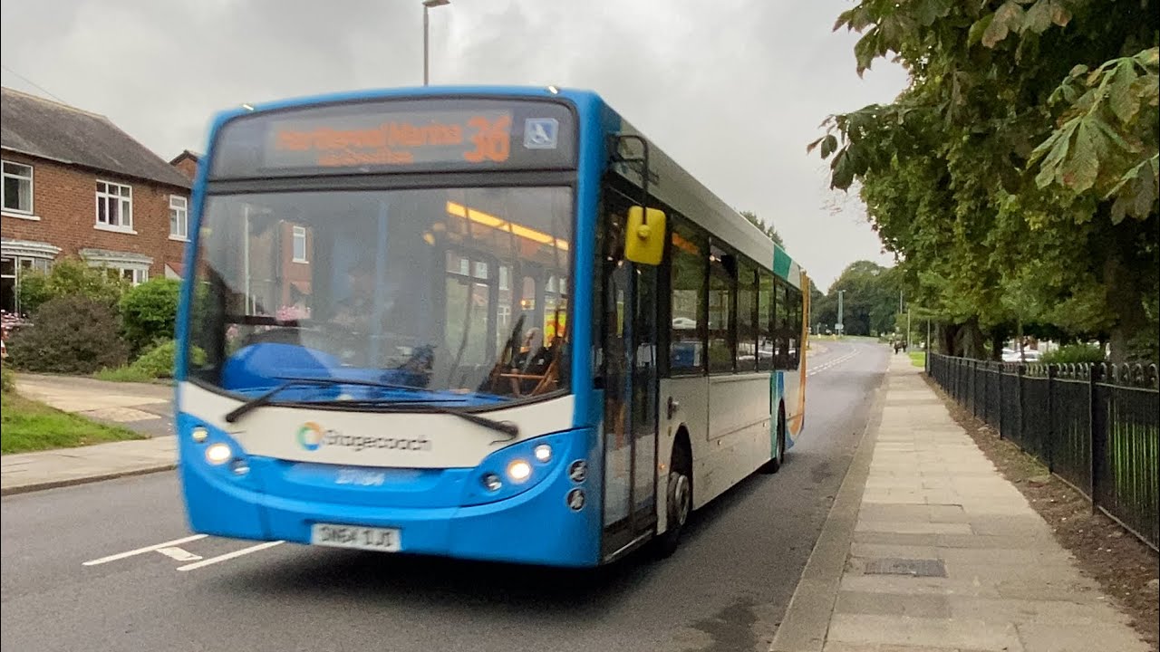 Stagecoach Bus 27164 SN64 OJO 36 To Hartlepool - YouTube