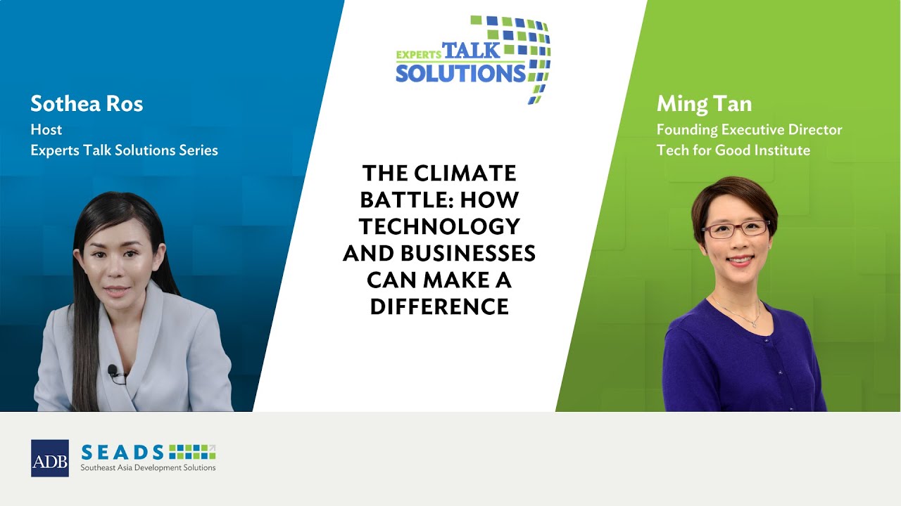 Experts Talk Solutions: Ming Tan | ADB SEADS - YouTube