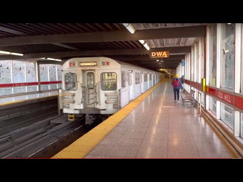 TTC Subway Ride on line 2 from Keele Stn to Old Mill Stn (March 26th ...
