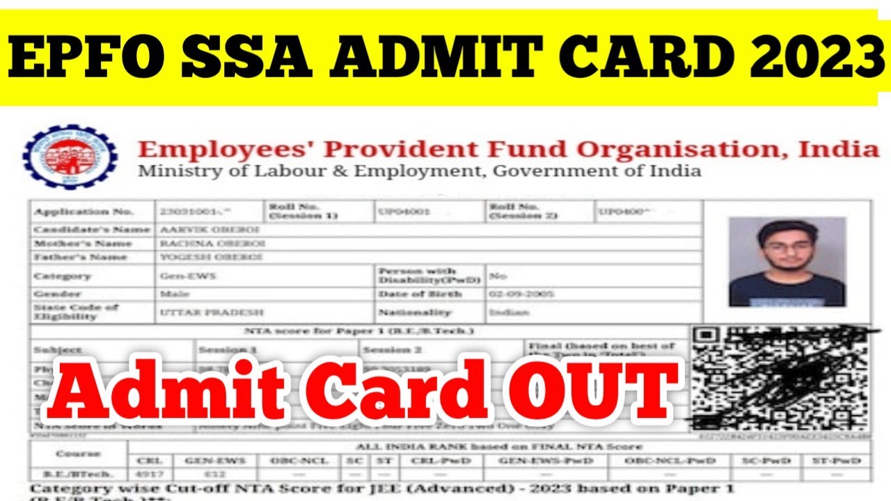 Epfo Ssa Exam Admit Card Date 2023 Epfo Ssa Admit Card 2023 Kab epfo-ssa-exam-admit-card-date-2023-epfo-ssa-admit-card-2023-kab
