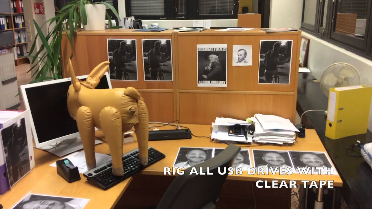 Office Prank Mouse Trap Chair - YouTube