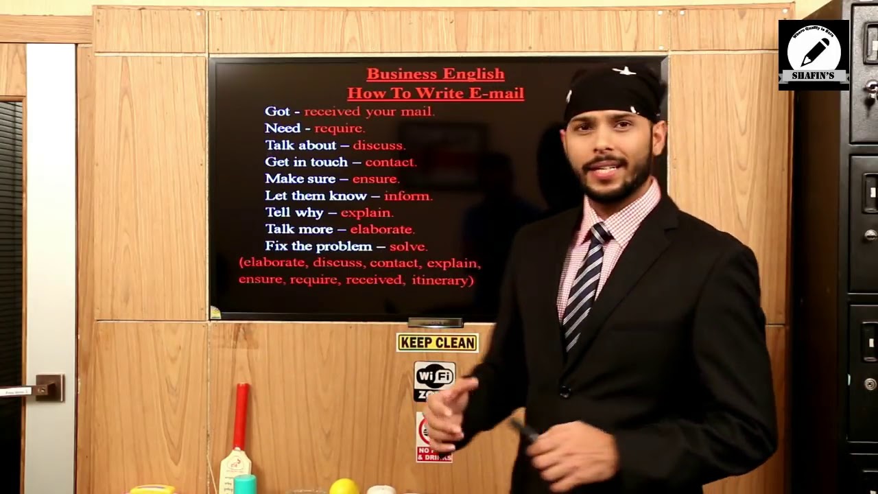 How To Write E mail With Good Vocabulary English Spoken Tutorials For ...