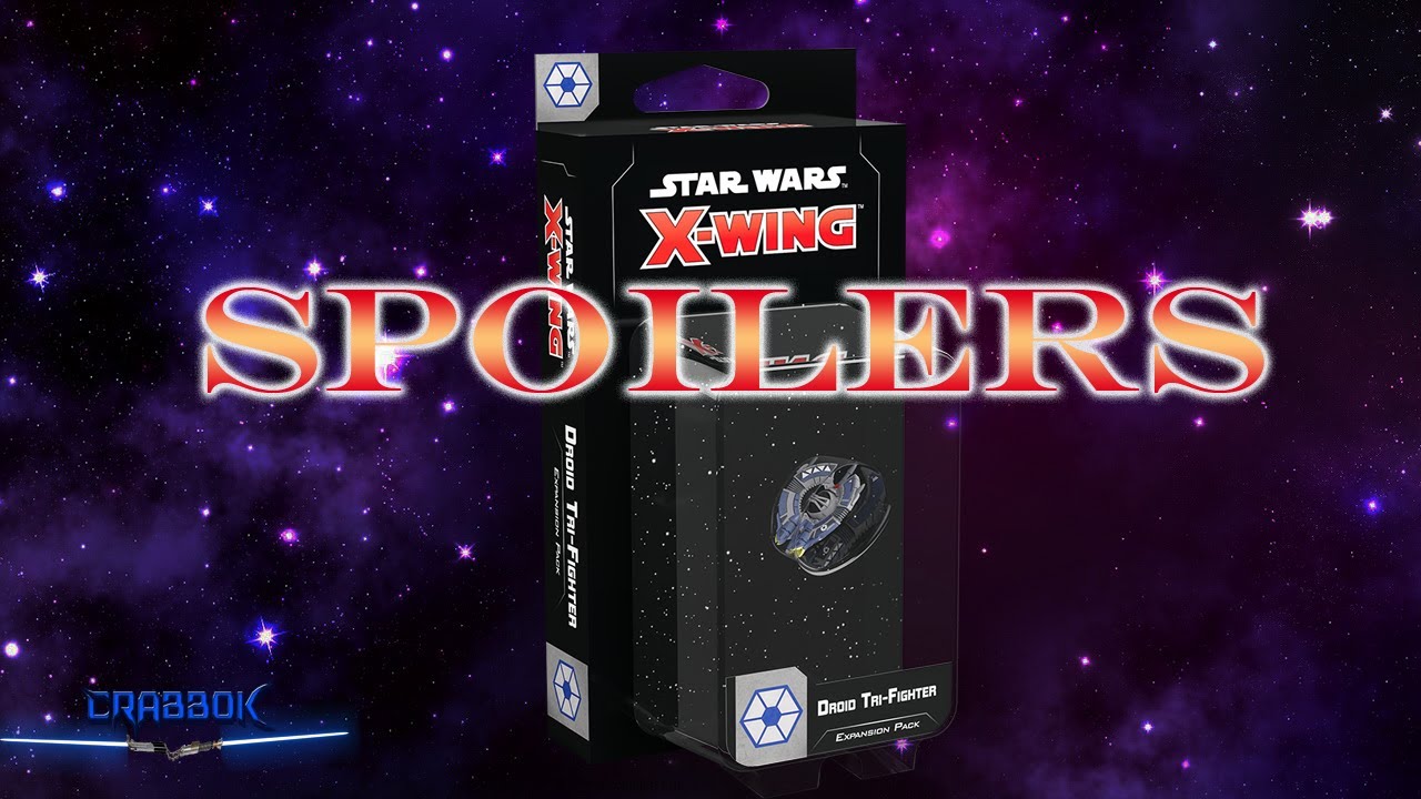 X-Wing - Droid Tri Fighter Preview! Full Reveal! - YouTube