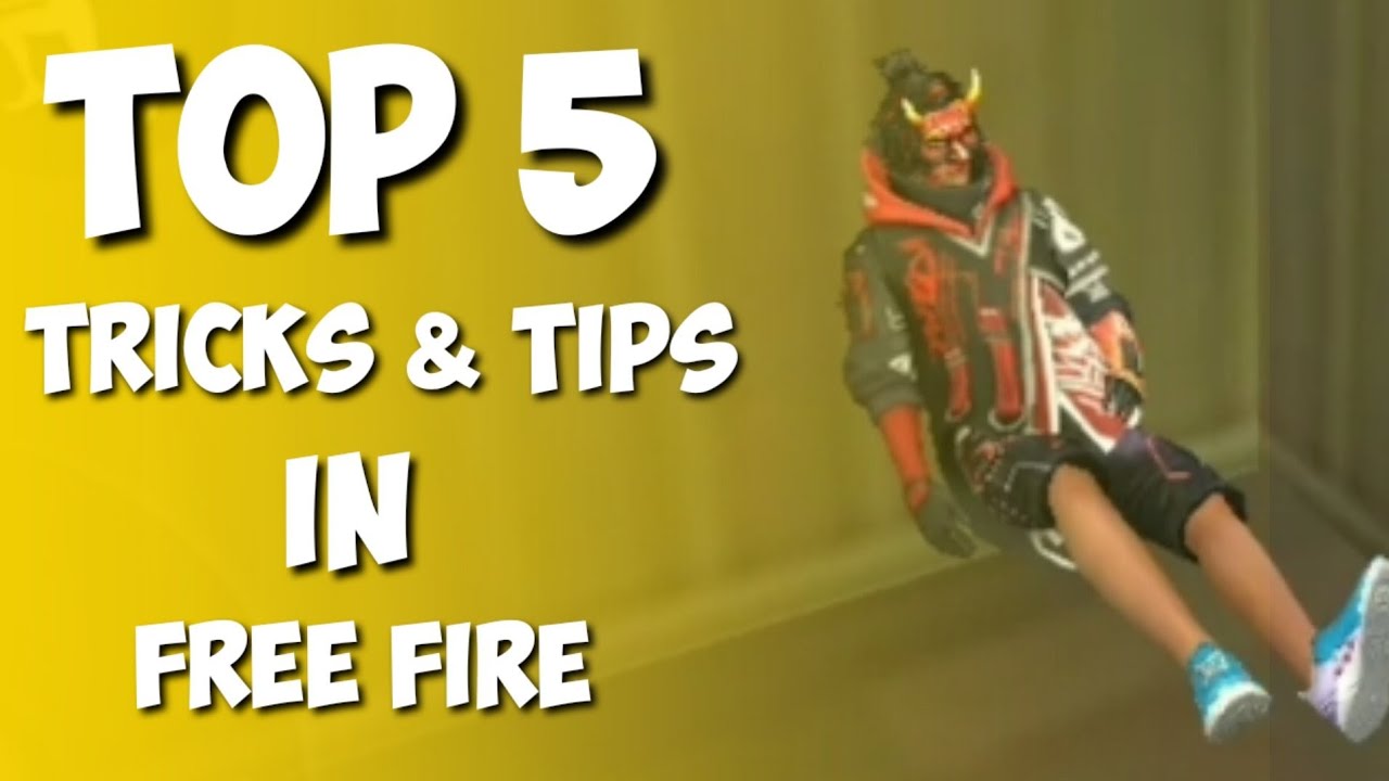 FREE FIRE # TOP 5 TIPS AND TRICKS IN FREE FIRE - YouTube