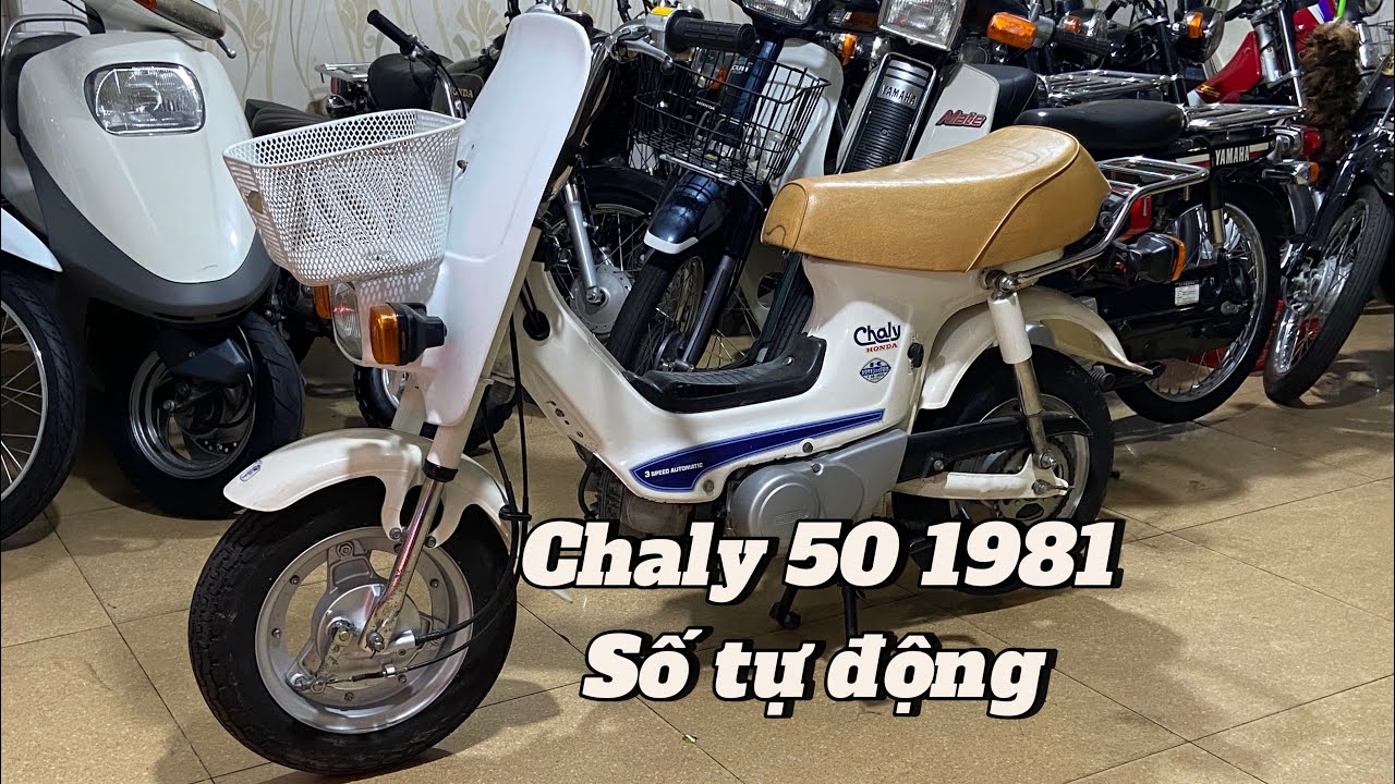 Honda chaly 50cc 1981 số tự động - YouTube