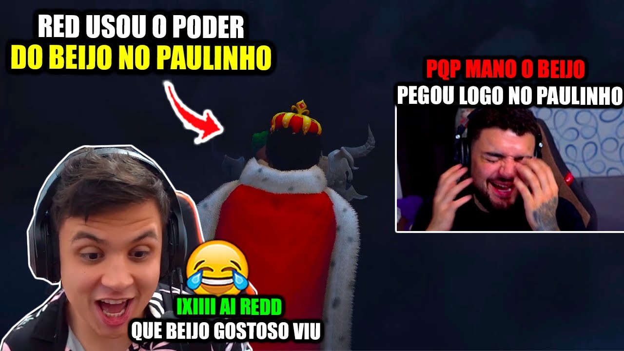 TENTE NÃO RIR!😂RED USOU O PODER DO BEIJO NO PAULINHO SEM SABER QUE FOI NELE! GTA RP - YouTube