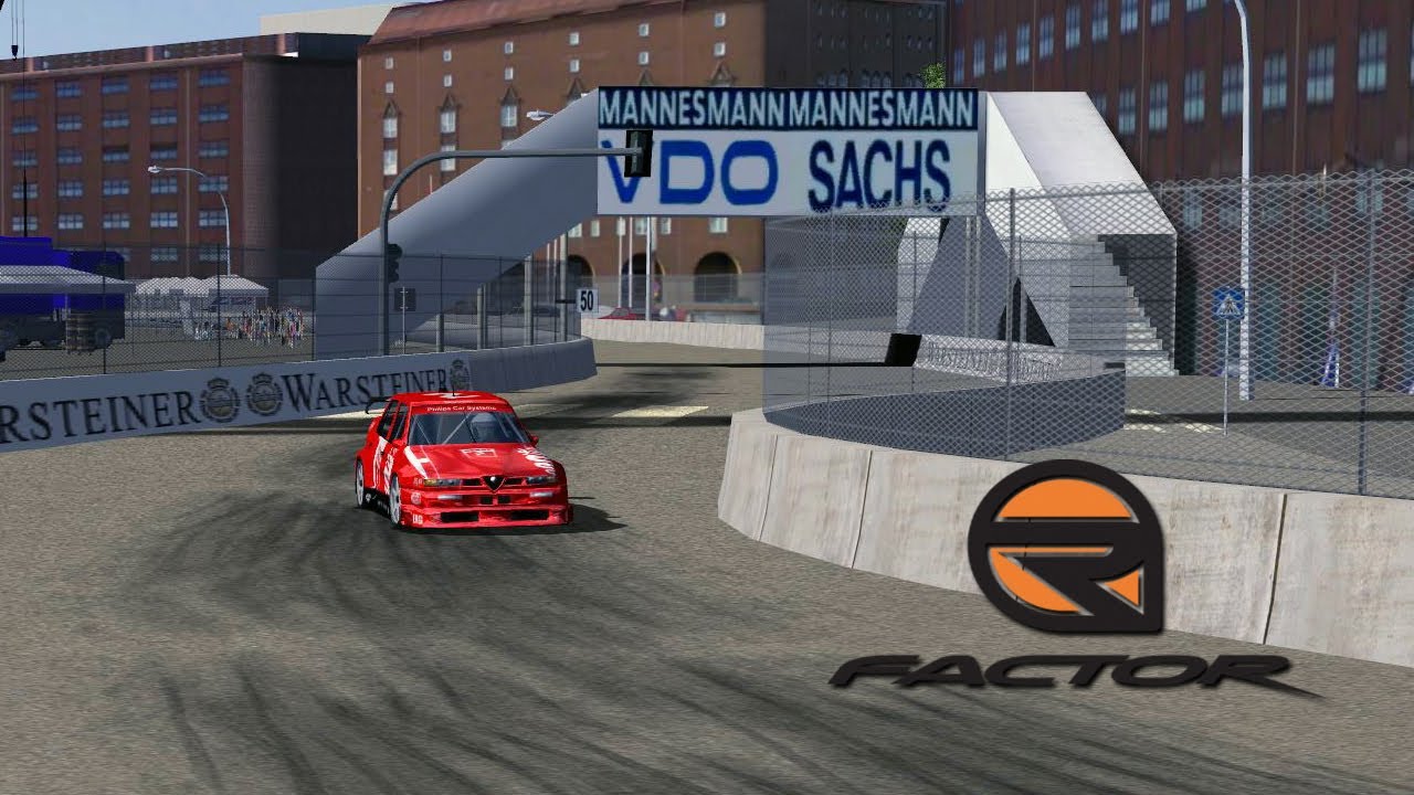 DTM 1994 in rFactor | Helsinki Thunder '96 with X360 Controller - YouTube