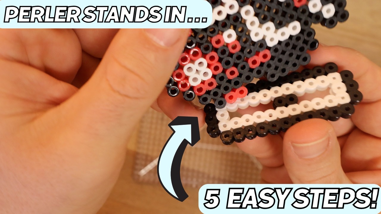 How to Make Perler Bead Stands in 5 Easy Steps! - YouTube