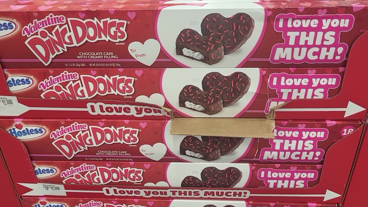 DING DONG I LOVE YOU VALENTINE HEART SHAPED CHOCOLATE CAKE WITH CREAMY ...