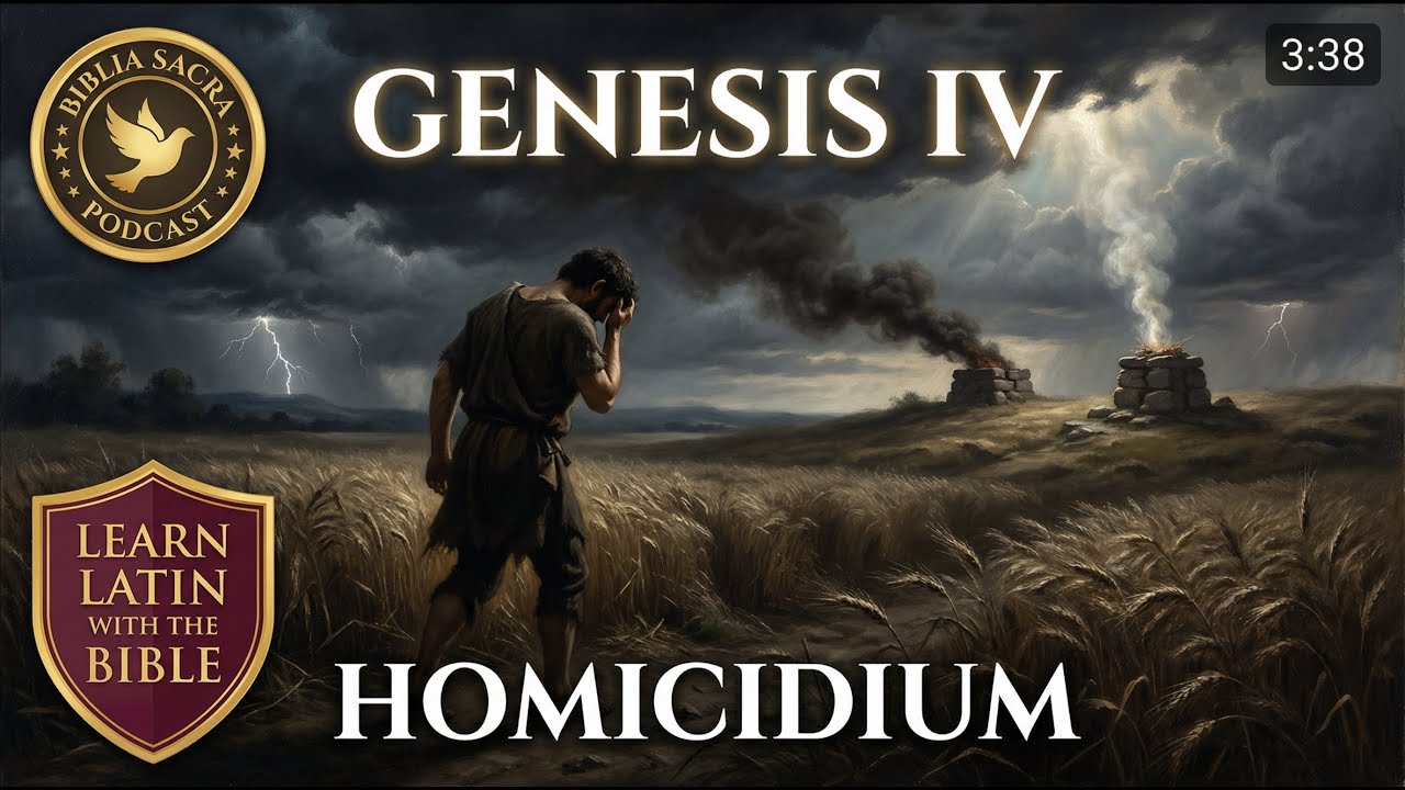 Genesis IV - HOMICIDIUM | Latin Vulgate Audio | Learn Latin with the ...
