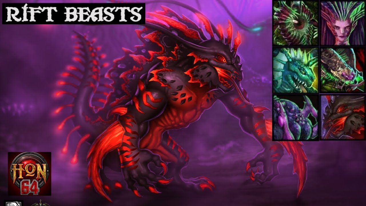 HoN | Rift Beasts Avatars Set | - YouTube
