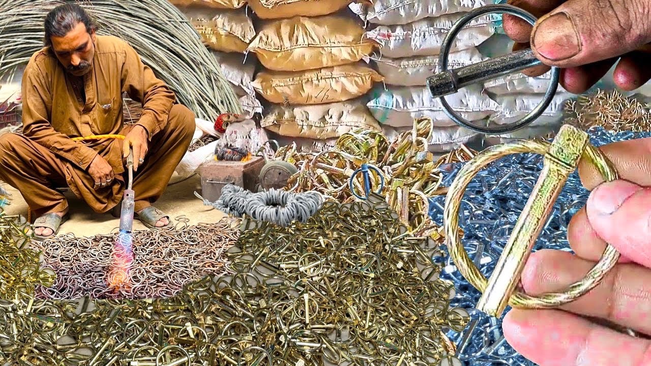 How Heavy Duty Wires to Tractor Lock Pins Manufacturing Factory process ...