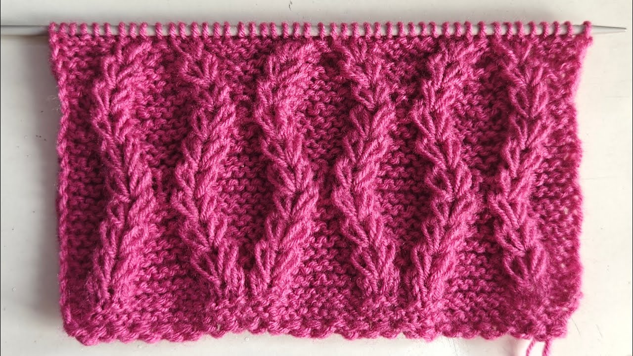 Easy and Beautiful Wavy Loop Knitting Pattern, लहरदार बुनाई डिजाइन सभी ...