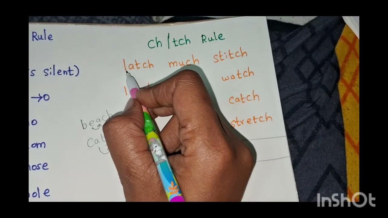ch / tch phonics rule | spelling rule | tips and tricks | jolly phonics ...