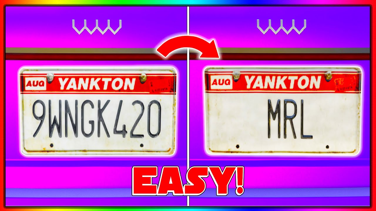 HOW TO GET CUSTOM LICENSE PLATES IN GTA 5 ONLINE Make Custom Plates how-to-get-custom-license-plates-in-gta-5-online-make-custom-plates