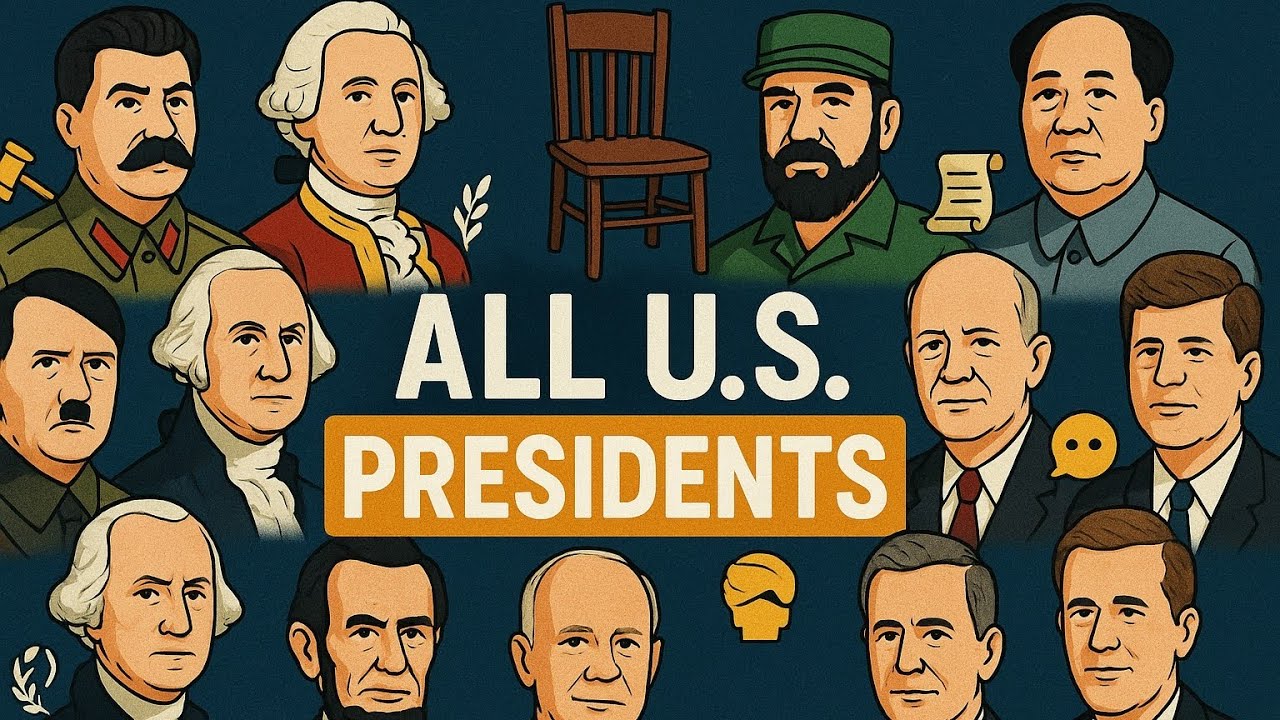 All U.S. Presidents in History (Part 1/5) 🇺🇸 | Their Lives, Leadership ...