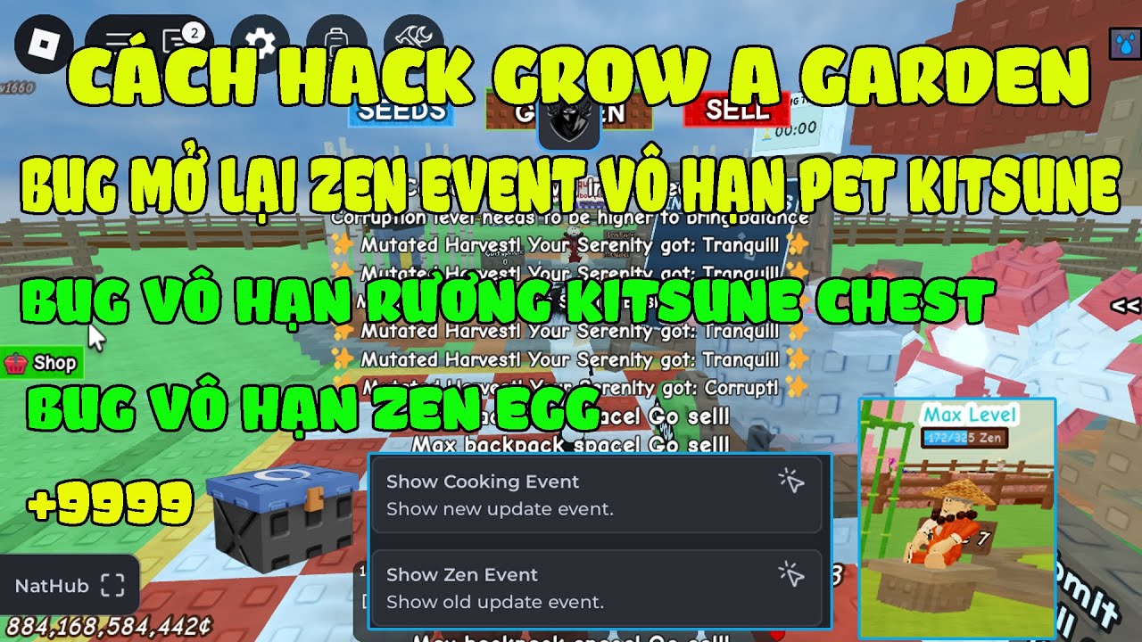 Hướng Dẫn Hack GROW A GARDEN Trên Điện Thoại BUG MỞ LẠI ZEN EVENT, BUG ...