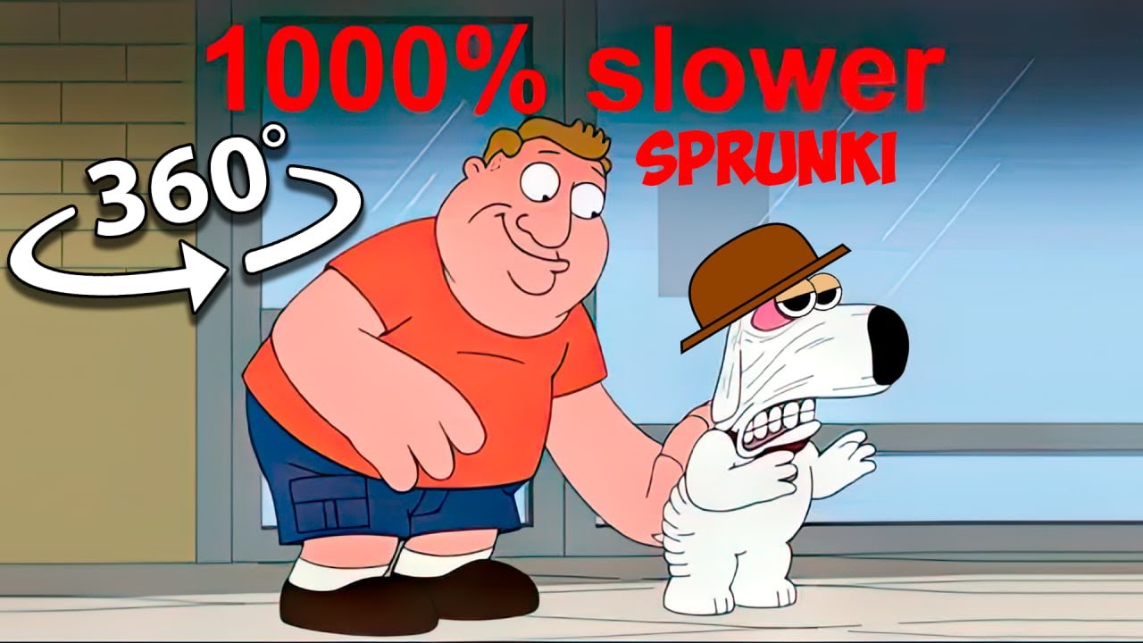 360° VR Family Guy - Incredibox Sprunki Heavy hands guy 1000% slower ...