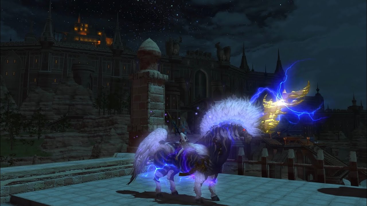 FFXIV: Stormblood Boss FATE - A Horse Outside (Ixion) - YouTube