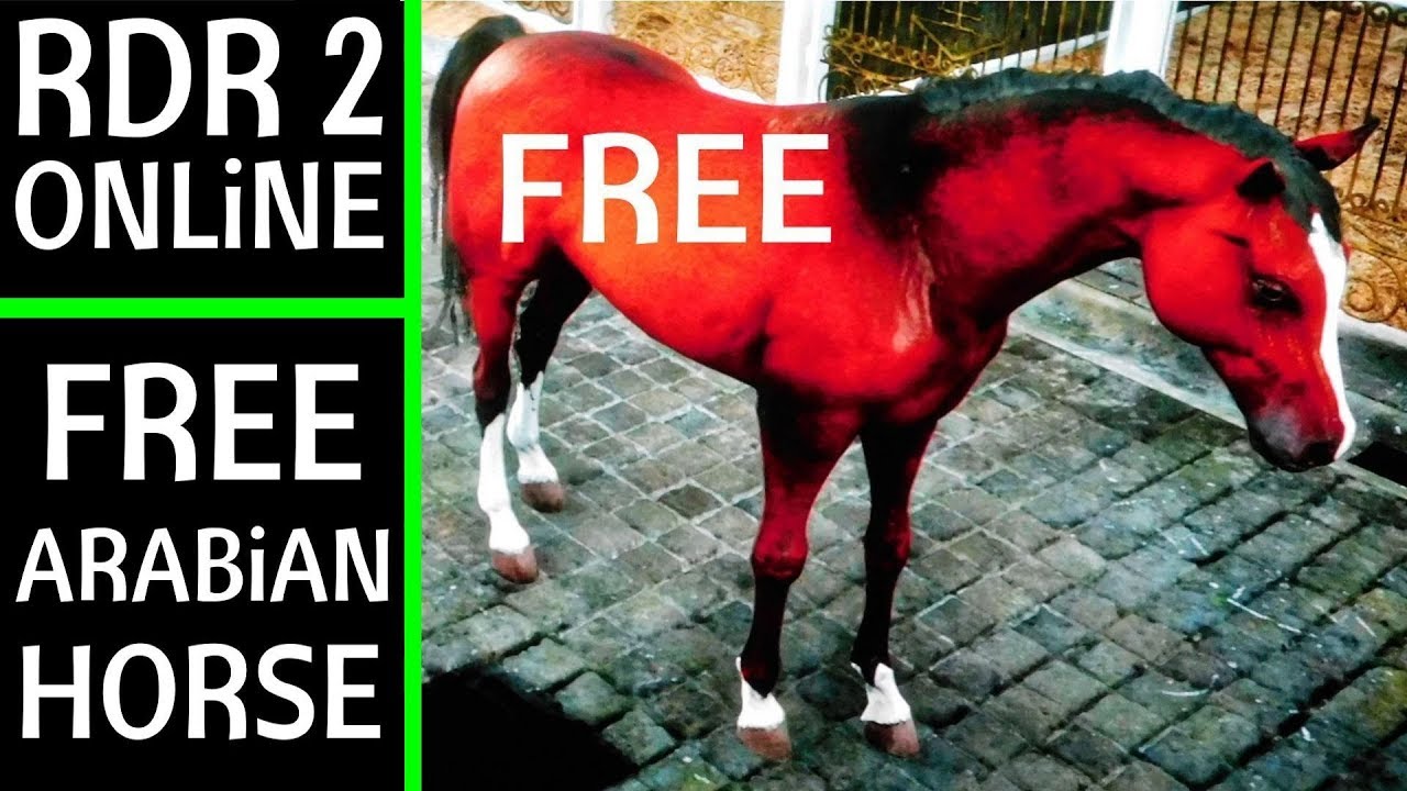 White Arabian Horse Red Dead Redemption 2