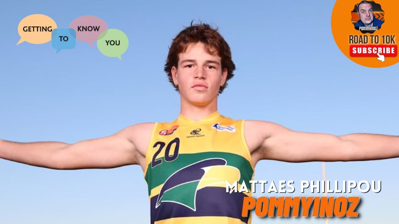 AFL 2022 Draft | Getting To Know You | Mattaes Phillipou Interview ...