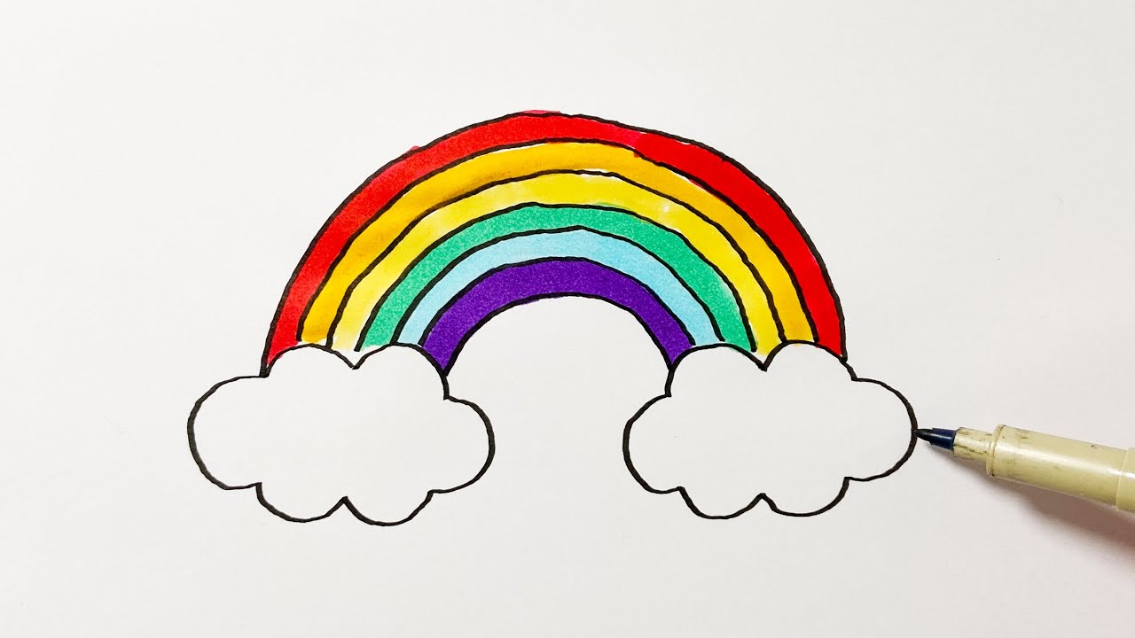 How to Draw a Rainbow - YouTube