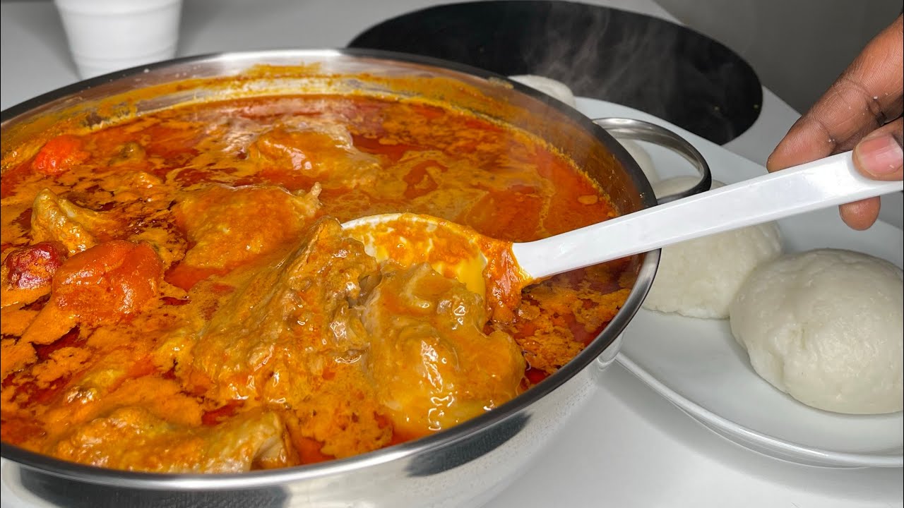 How To Make Authentic Groundnut Soup| Step By Step | Recipe ...