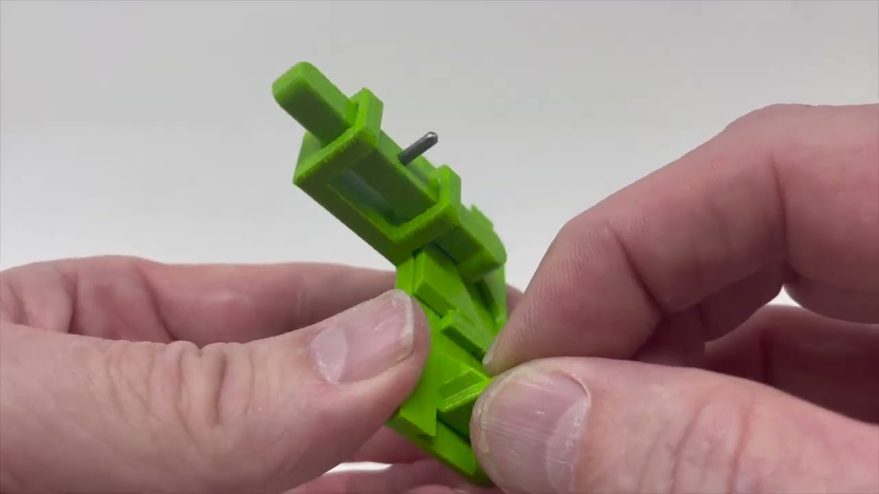 A 3D Printed Mechanism for an Upcoming Automaton - YouTube