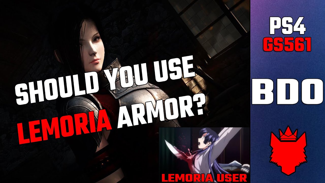 BDO PS4 | Should You Use Lemoria Armor - YouTube