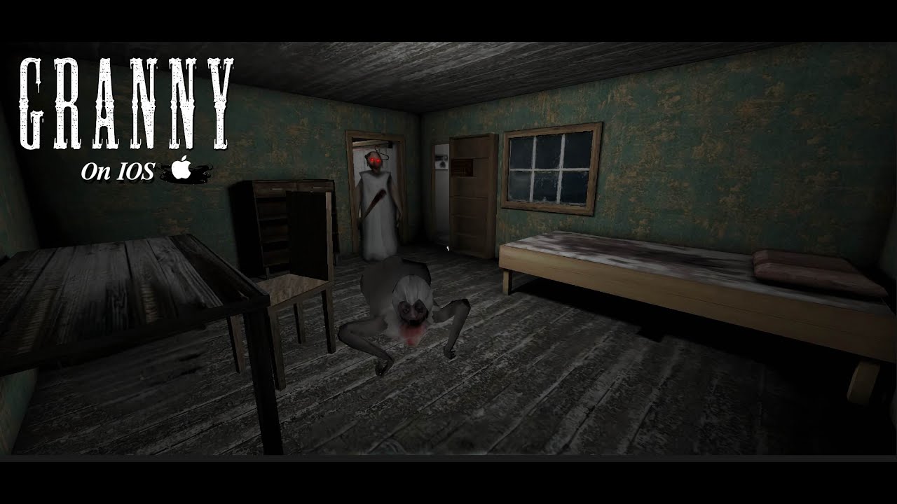 Granny on IOS! First Gameplay Hard Mode - YouTube