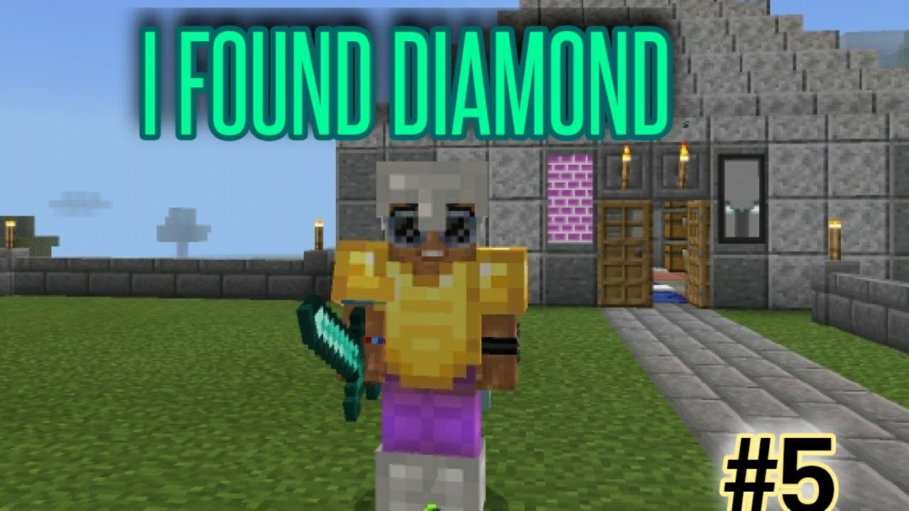 MINECRAFT #5 I FOUND DIAMONDS BY STRIP MINING. - YouTube