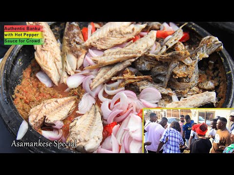 Easy Ghanaian Banku with Red Shito (Everyday Pepper Sauce) with ...