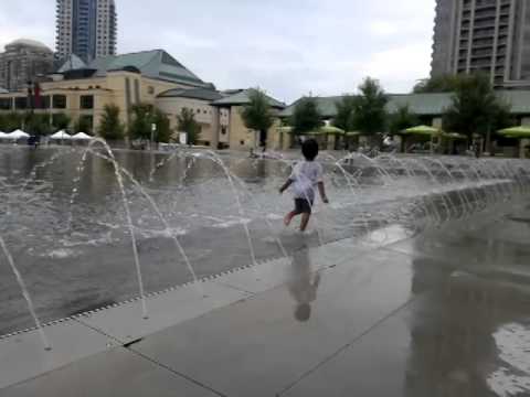 Splash Pad at Celebration Square - YouTube