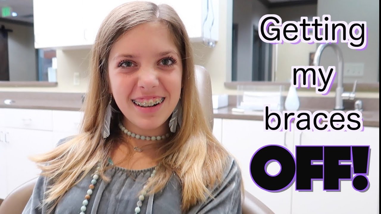 GETTING MY BRACES OFF! Braces removal - YouTube