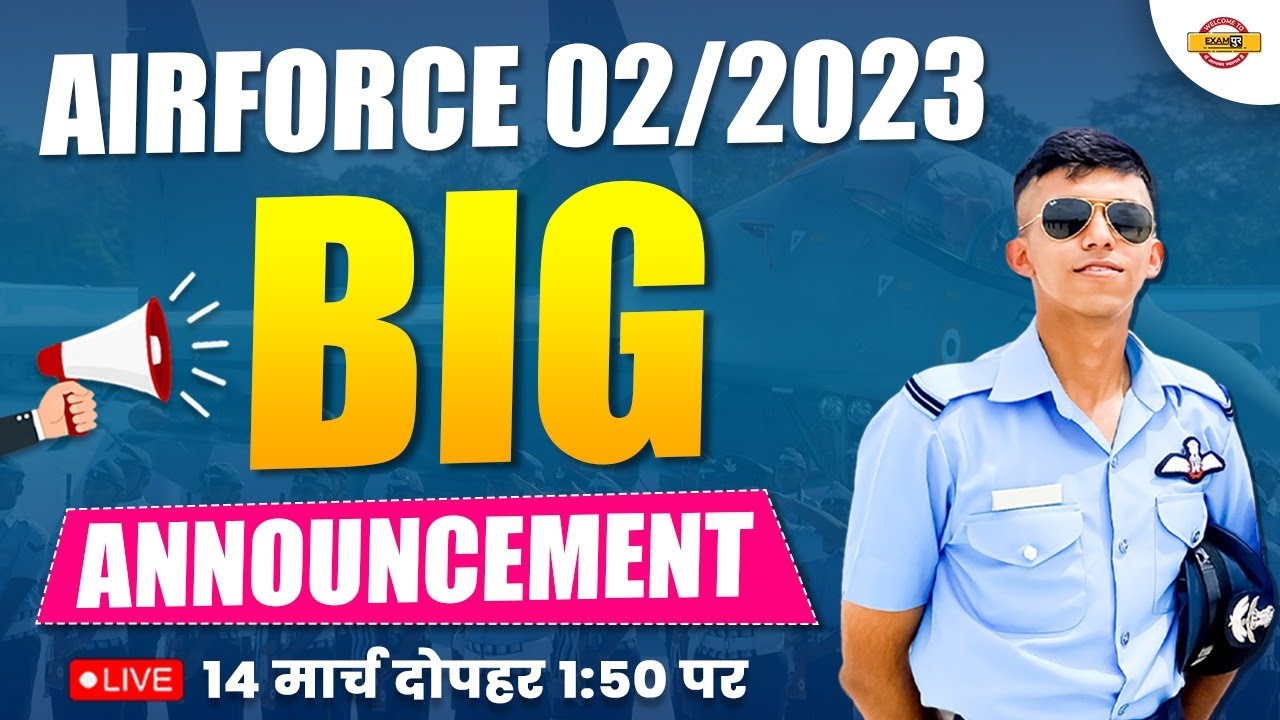 AIRFORCE 02/2023 || BIG Announcement || LIVE @1:50 PM - YouTube