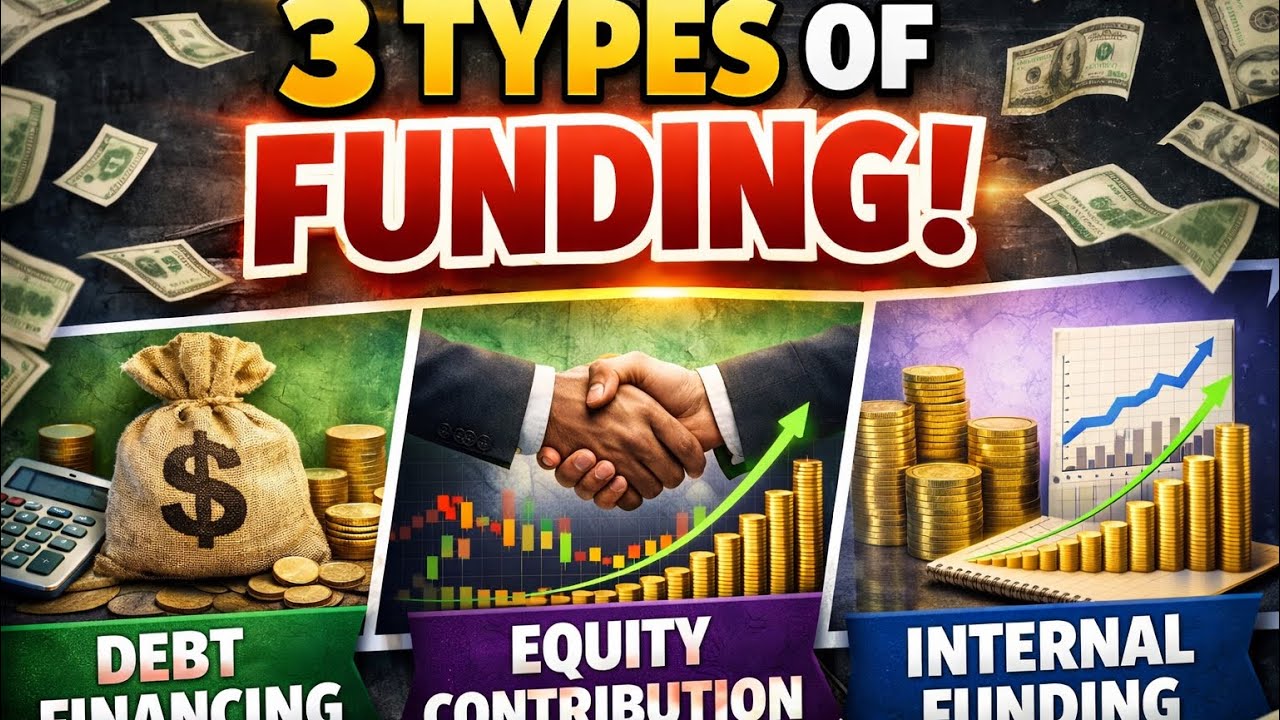 3 Types of Funding Every Business Should Know (Debt, Equity & Internal ...