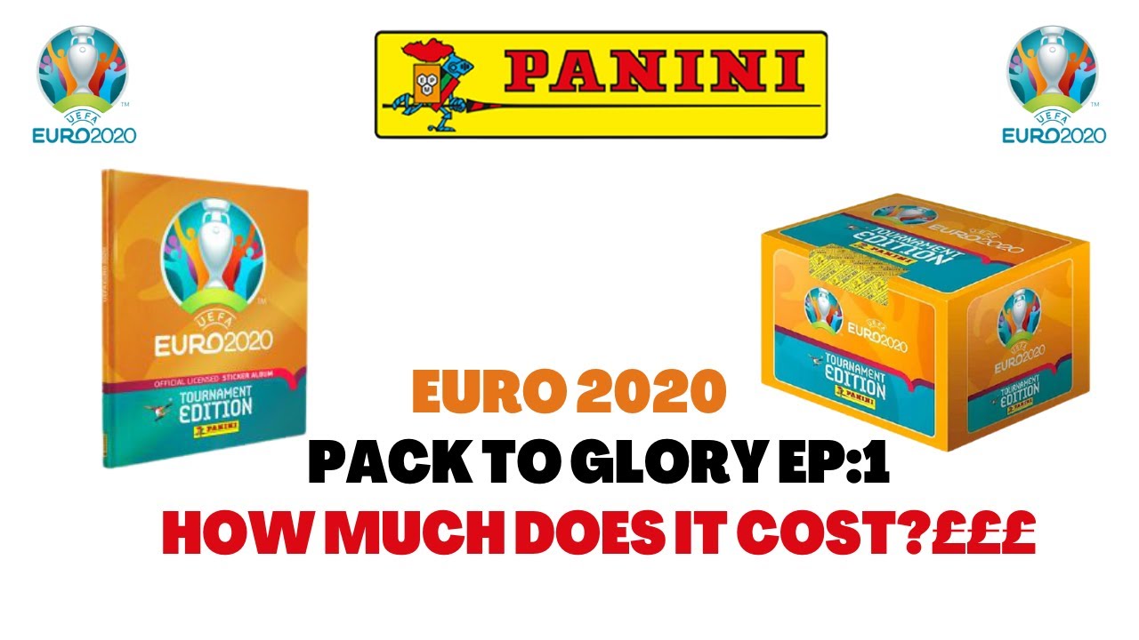 EURO 2020! (Panini sticker book) How much does it cost to complete ...