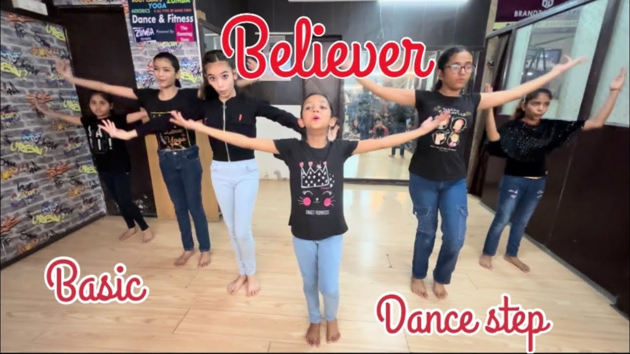 Believer basic Dance step |the dancing Toez|Believer|Imagin dragons| # ...