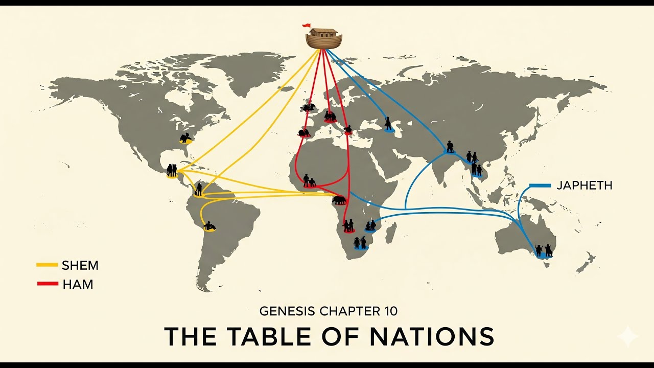 Genesis Chapter 10: The Table of Nations - YouTube