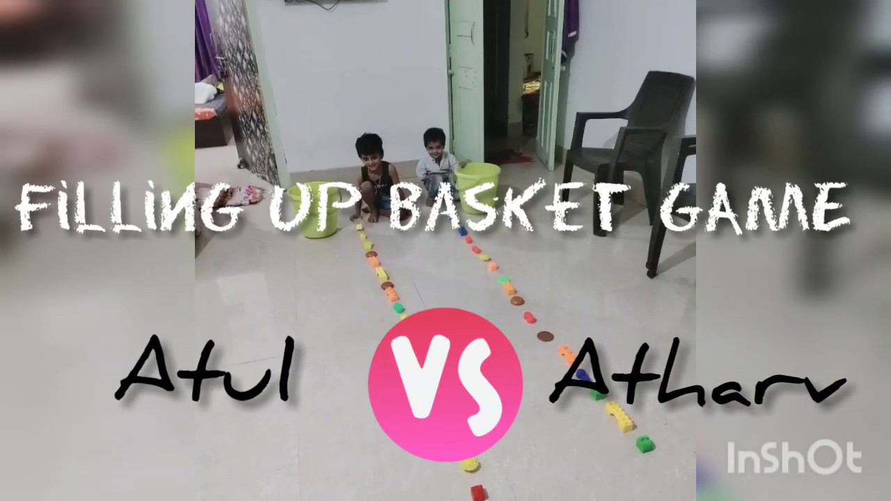 Kids in love | Filling up basket GAME |WHO WILL WIN ??😡 ...
