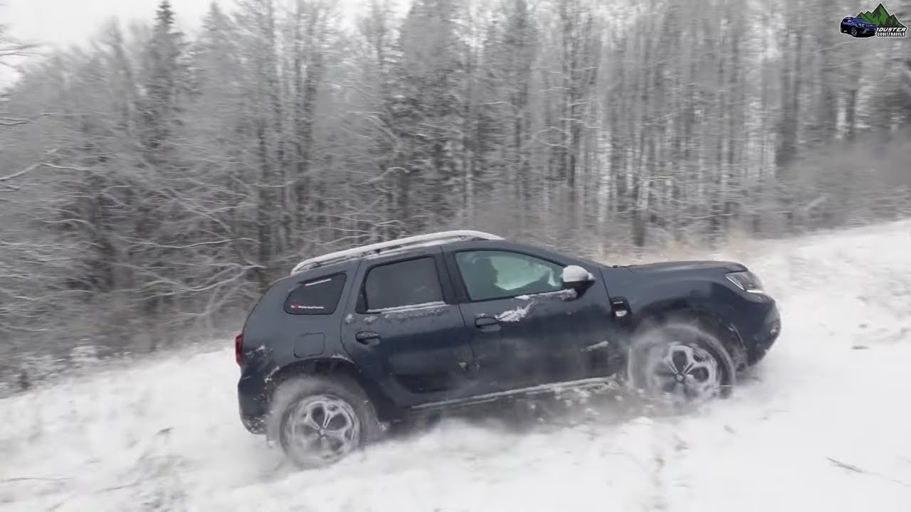 Dacia Duster 4x4 Mode Winter Offroad - YouTube
